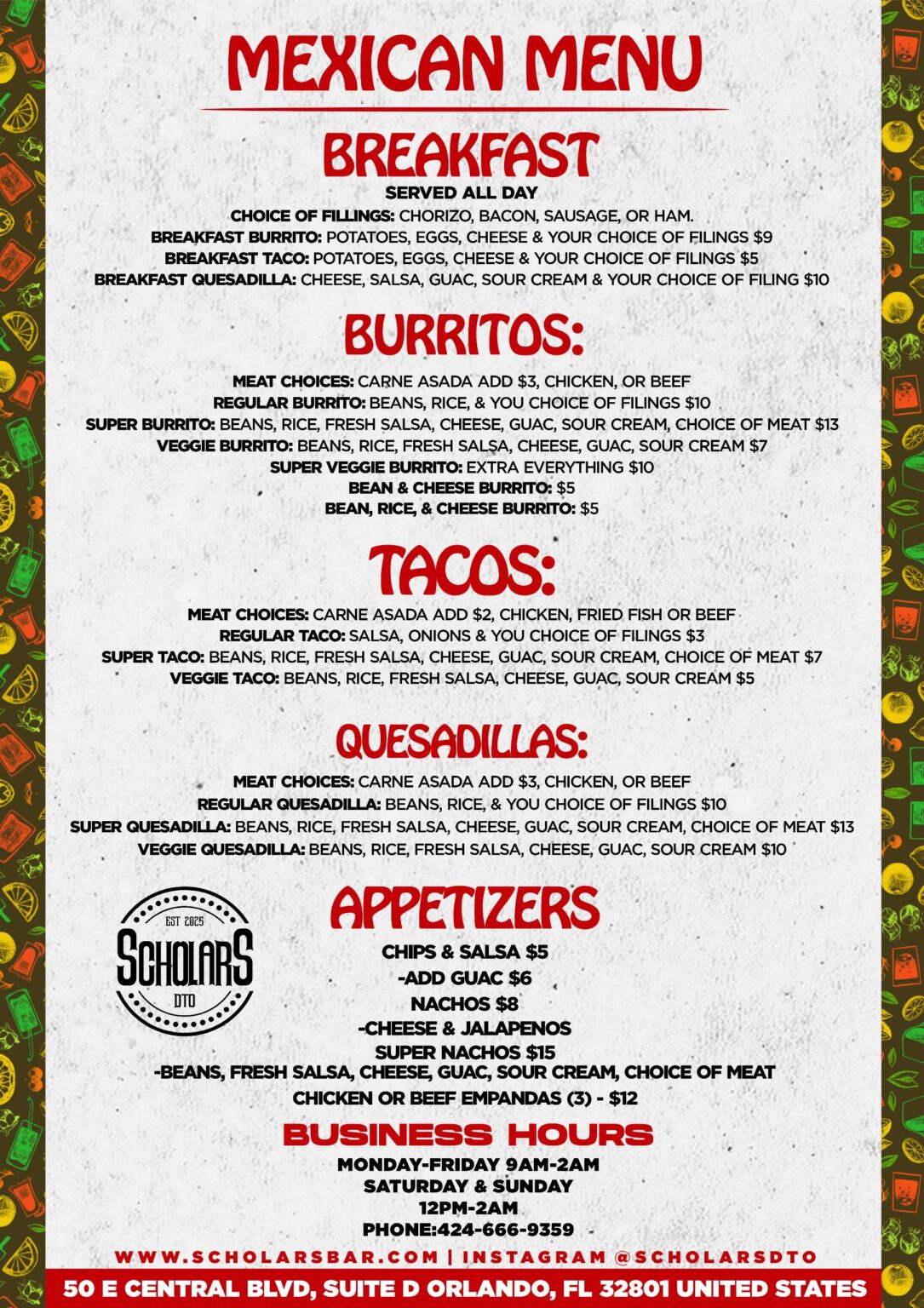 Scholars DTO Restaurant & Bar